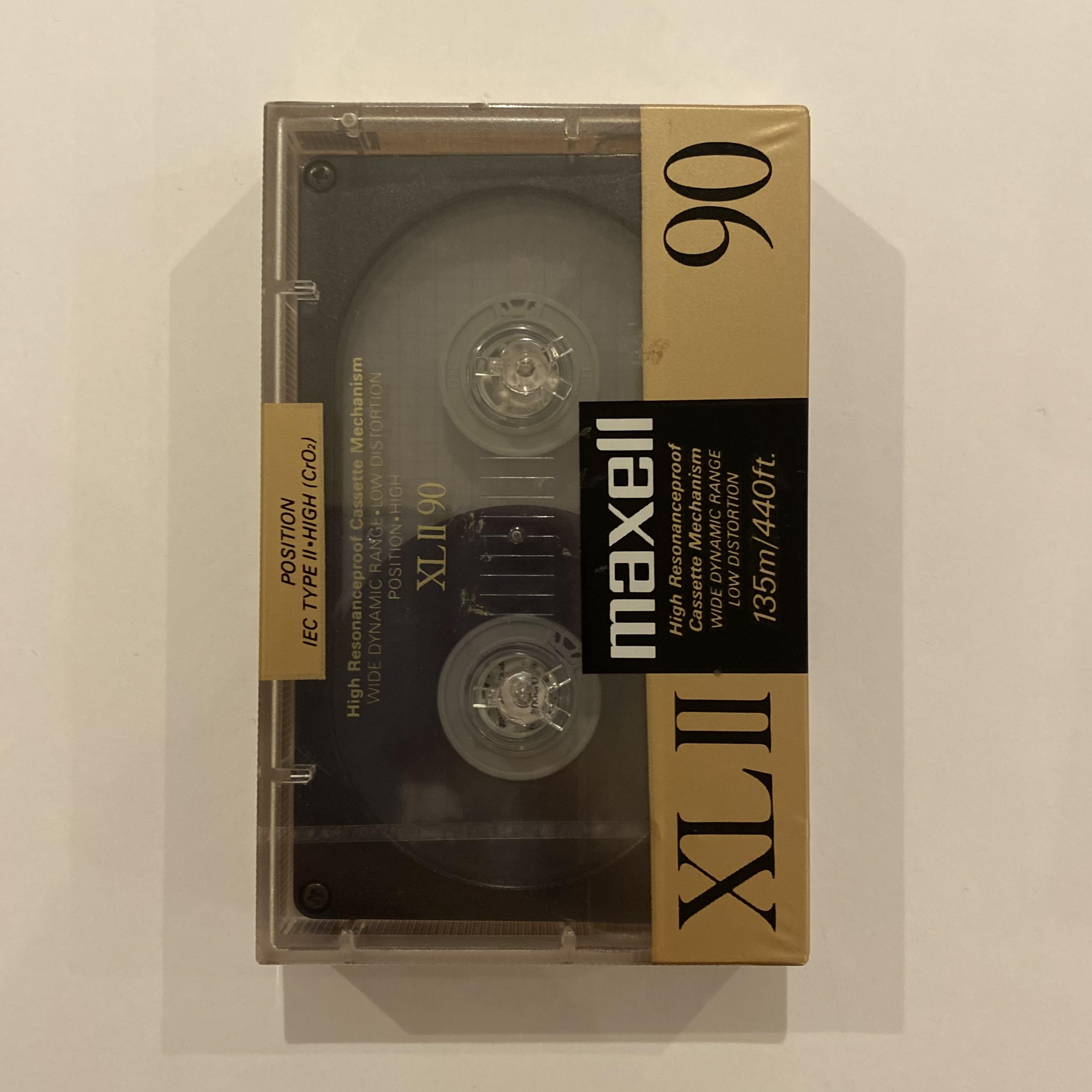 MAXELL XL II 90 - BOŞ KASET AMBALAJINDA