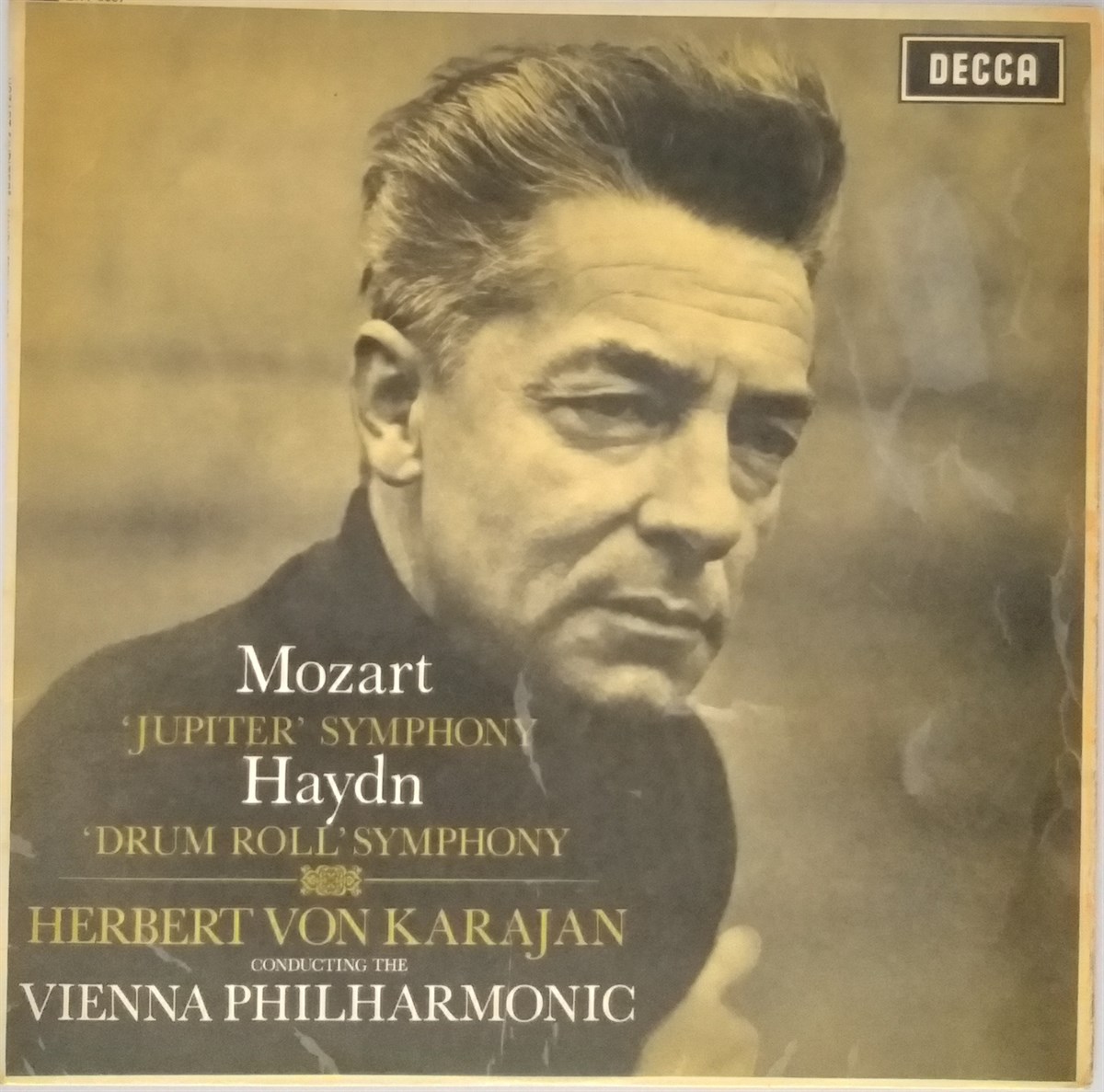 MOZART, HAYDN, HERBERT VON KARAJAN CONDUCTING THE VIENNA PHILHARMONIC - 'JUPITER' SYMPHONY ...