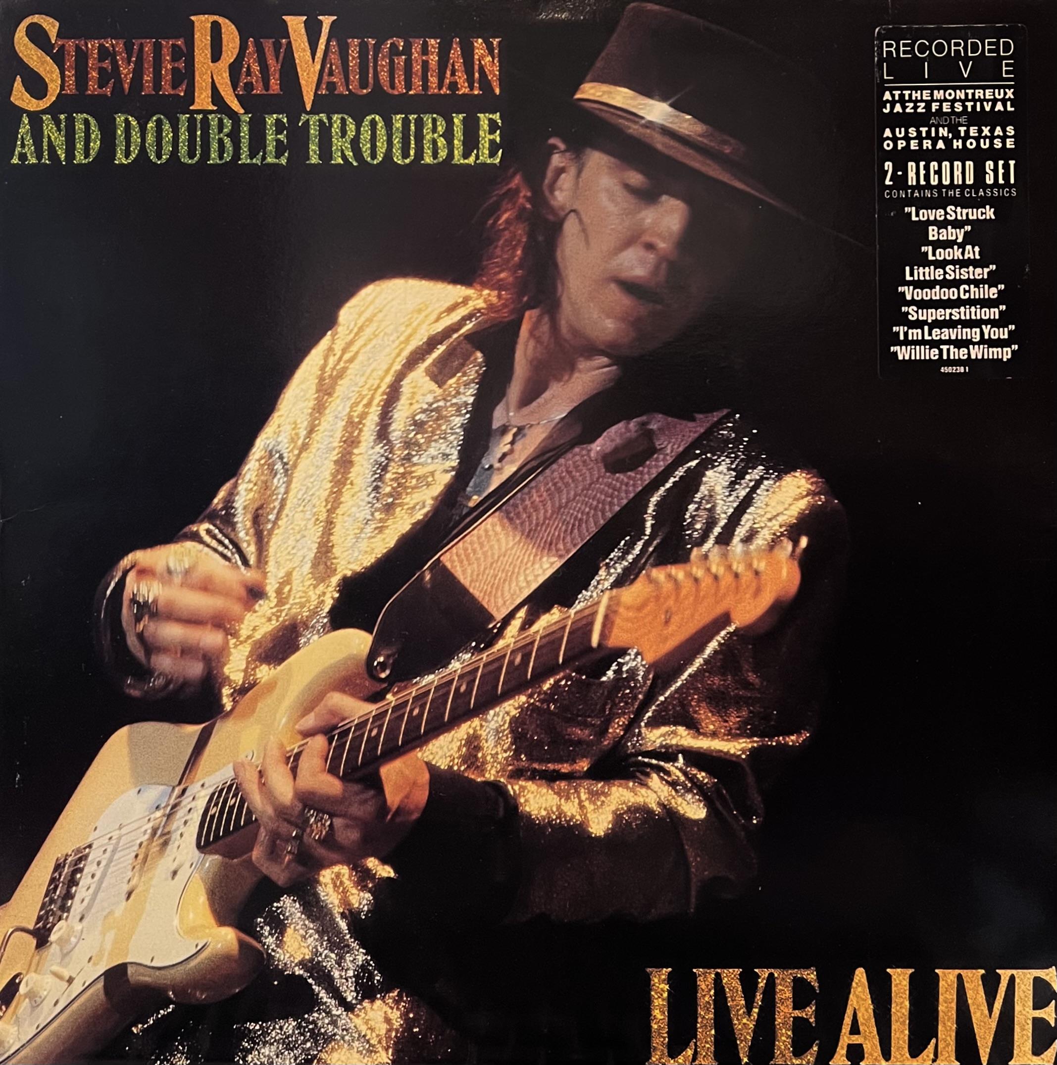 STEVIE RAY VAUGHAN AND DOUBLE TROUBLE - LIVE ALIVE