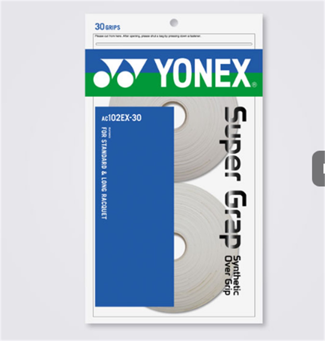 Ekonomik Kupalar | Yonex Ac 102-30 Süper Grap (30'lu) Badminton Grip Bantları Fiyat ve Özellikleri