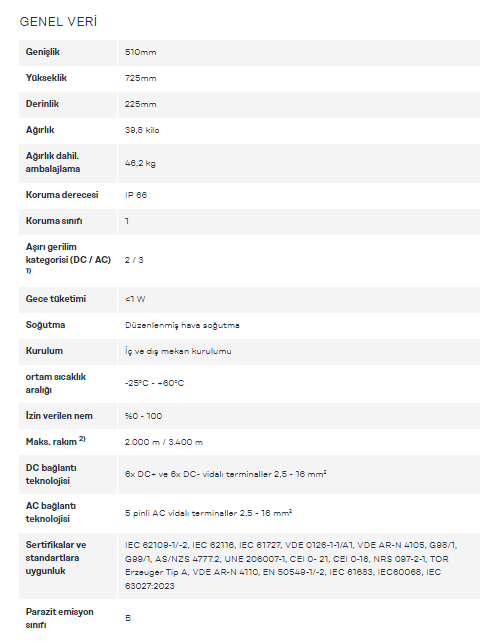 Fronius Symo Advanced 20.-3-M - On Grid İnverter