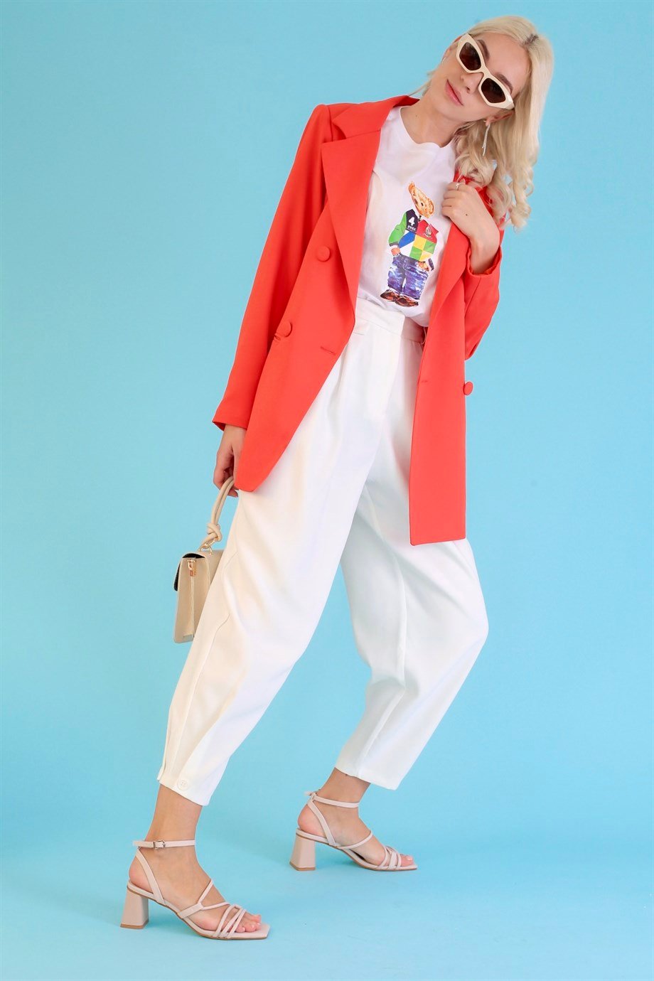 LOTA MODEL 5 CM BAĞLAMA DETAYLI YENİ SEZON TOPUKLU SANDALET TEN.ZARA ...