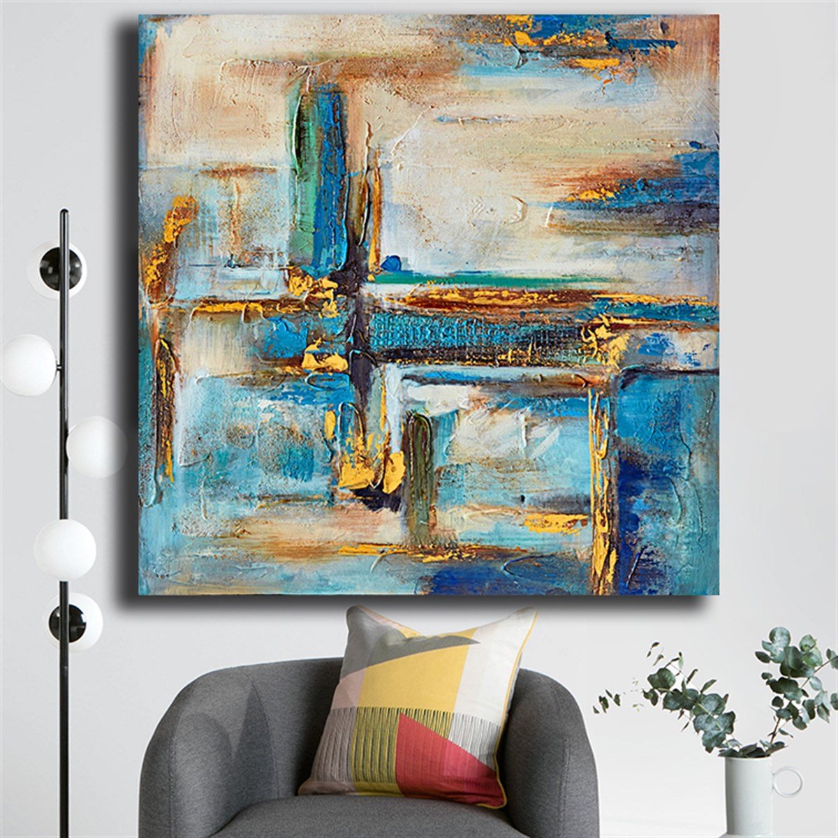 Modern Kanvas Tablolar | Dekoratif Soyut Tablo Modelleri