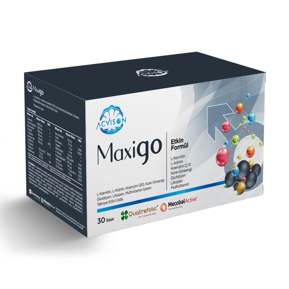 Acvison Maxigo 30 Saşe | Vitamin Dolabı