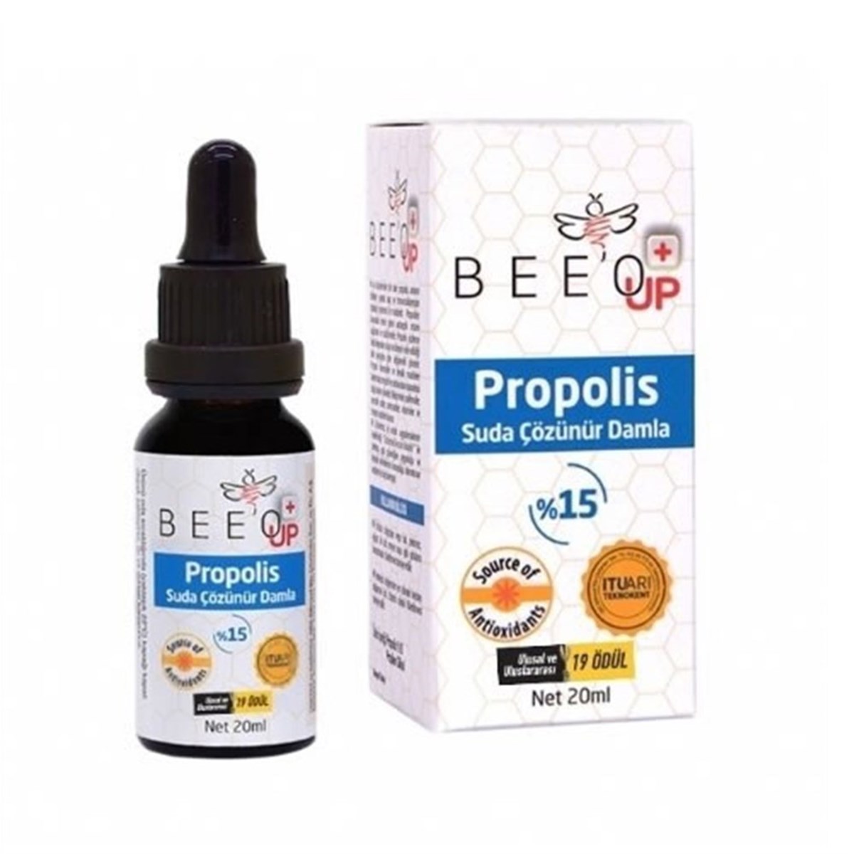 Bee'o Up Propolis Damla %15 20ml | Fiyatı 179,90 TL | Vitamin Dolabı