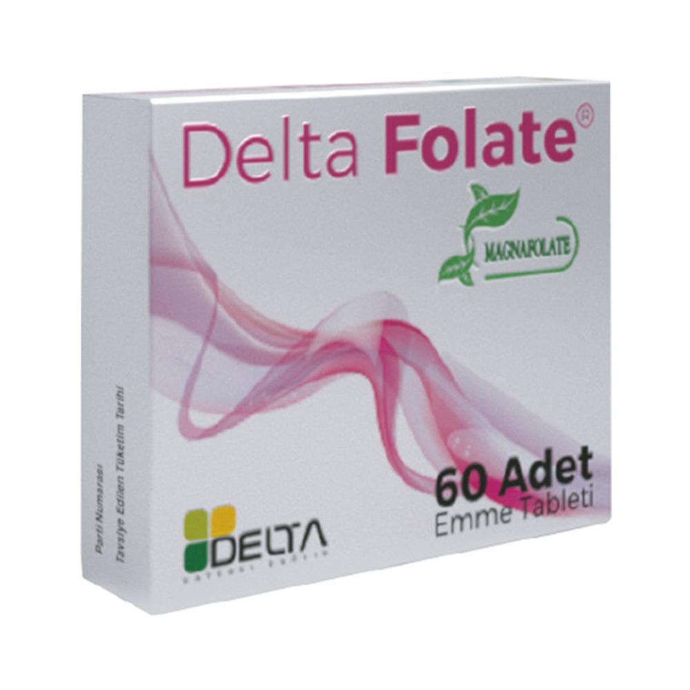 Delta Folate 60 Tablet | Vitamin Dolabı