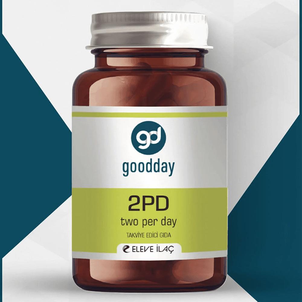 Goodday 2PD (Two Per Day) 60 Kapsül | Vitamin Dolabı