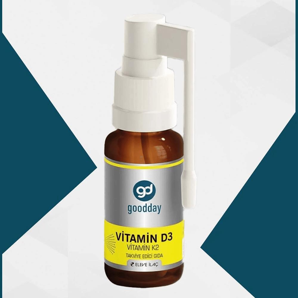 Goodday Vitamin D3 K2 Oral Sprey 20 ml | Vitamin Dolabı