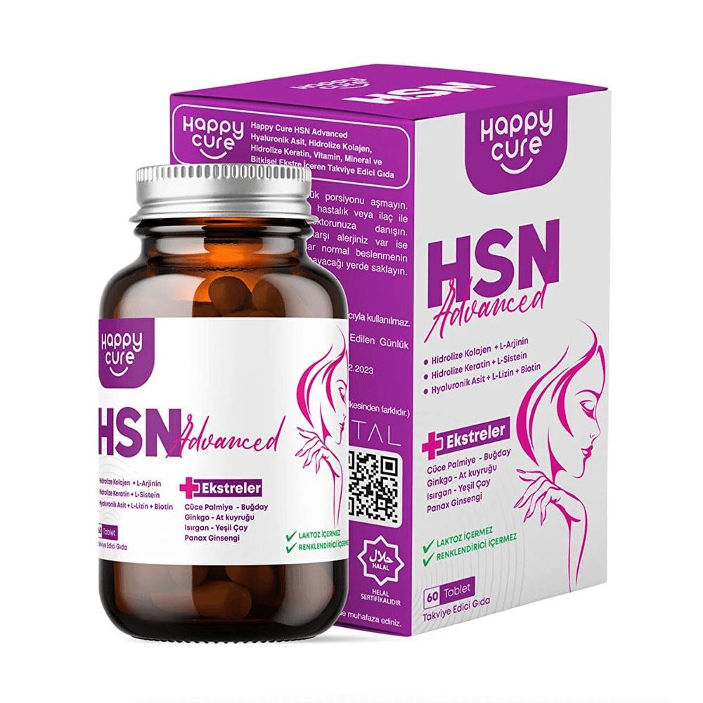 Happy Cure HSN Advanced 60 Tablet | Vitamin Dolabı