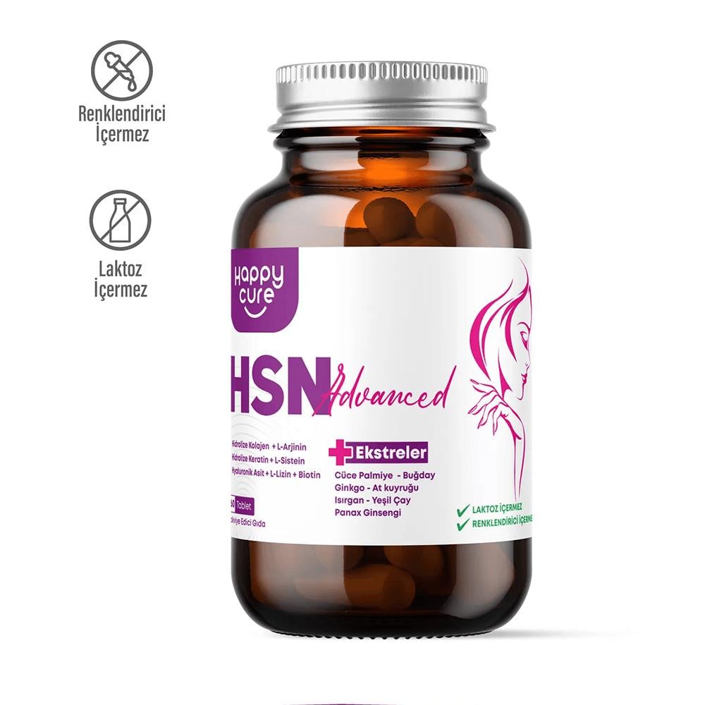 Happy Cure HSN Advanced 60 Tablet | Vitamin Dolabı