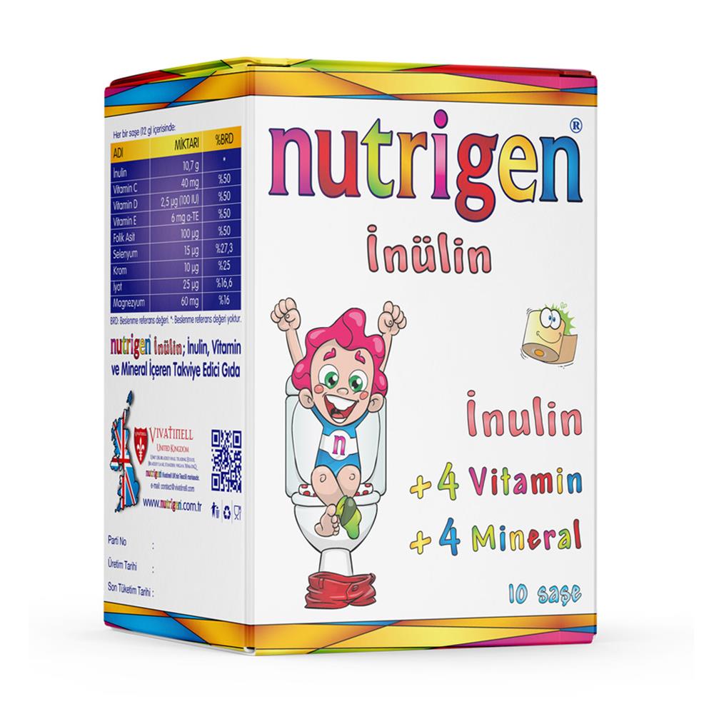 Nutrigen İnülin Prebiyotik 10 Saşe | Vitamin Dolabı