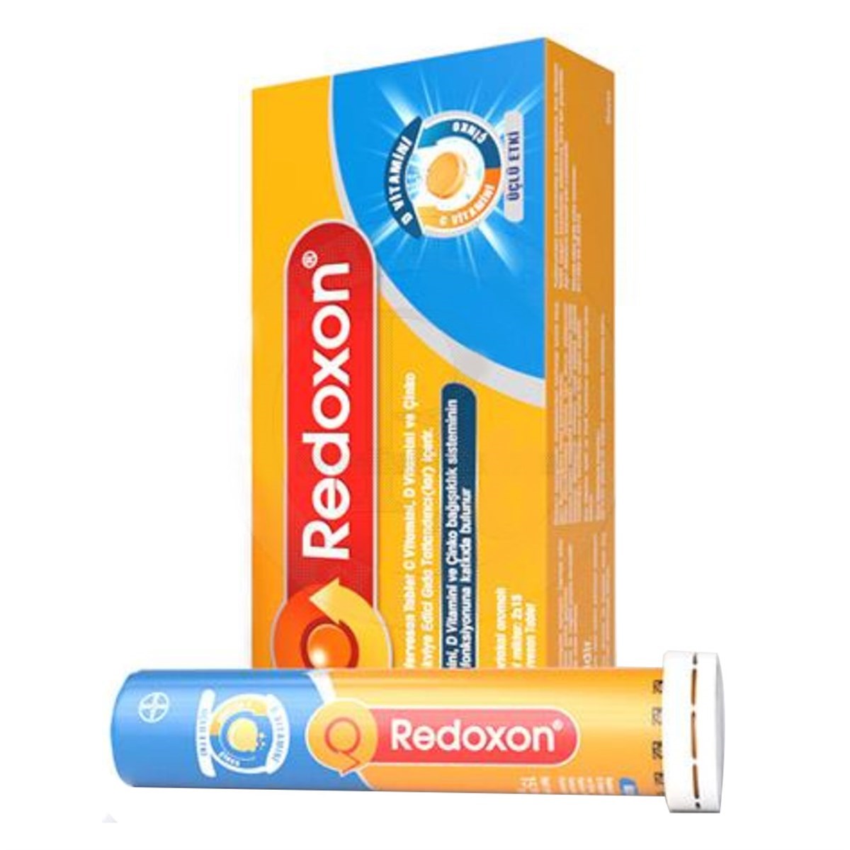 Redoxon 3'lü Etki Efervesan 30 Tablet | Vitamin Dolabı