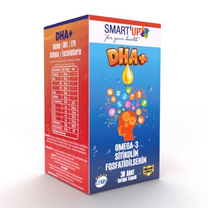 Smart Up DHA Omega 3 Sitikolin 30 Kapsül | Vitamin Dolabı