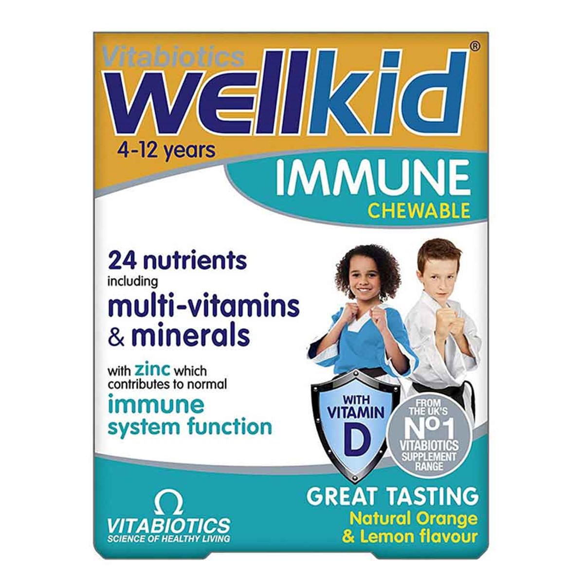 Vitabiotics Wellkid İmmune Chewable 30 Tablet | Vitamin Dolabı