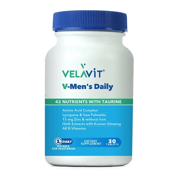 Velavit V-Men's Daily 30 Tablet | Vitamin Dolabı