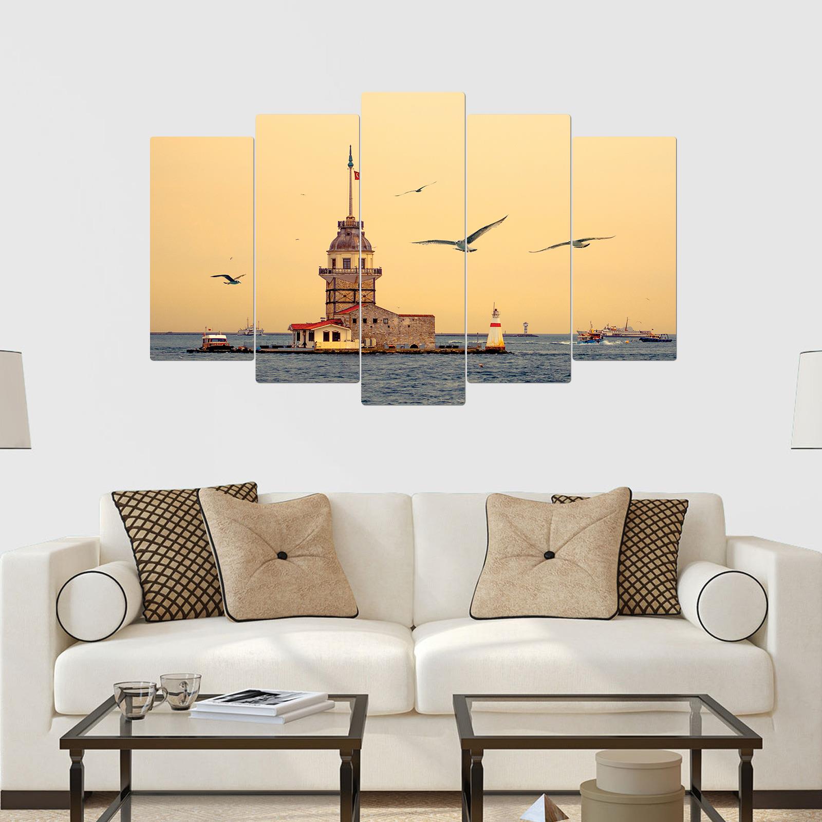 5 Parçalı Ahşap Tablo ASH TB 38