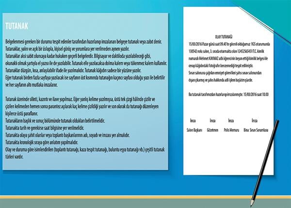 Tutanak, Edebiyat Okul Posterleri