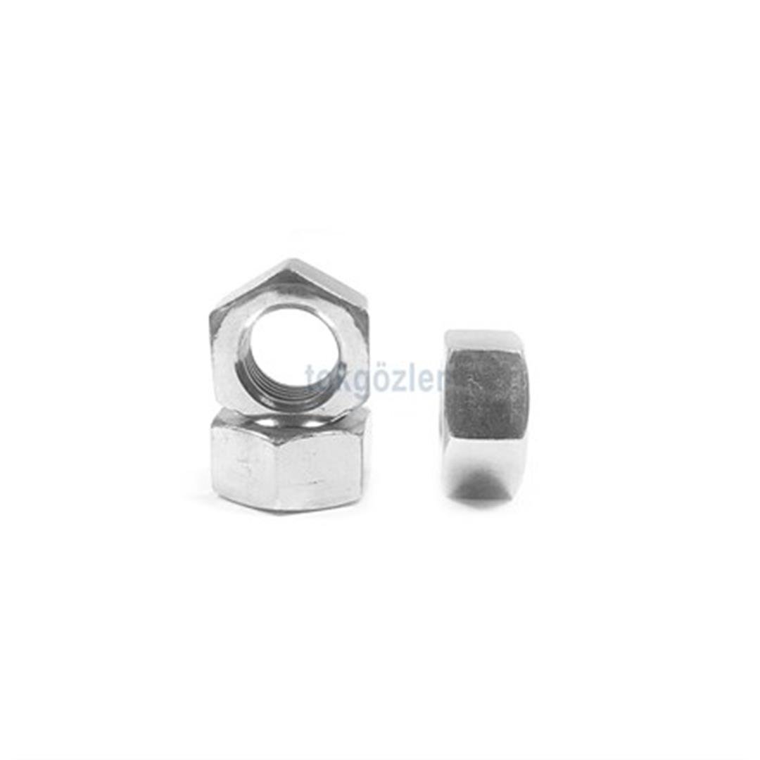 M20 DIN 934 AKB (Altı Köşe Başlı) Çelik Somun Beyaz Fiyatı