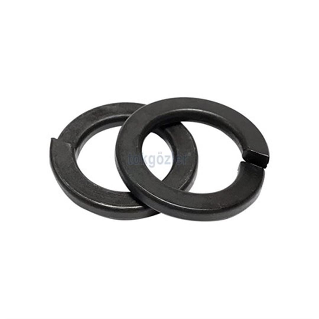 M6 DIN 127 1. Kalite Yaylı Rondela Siyah Fiyatı
