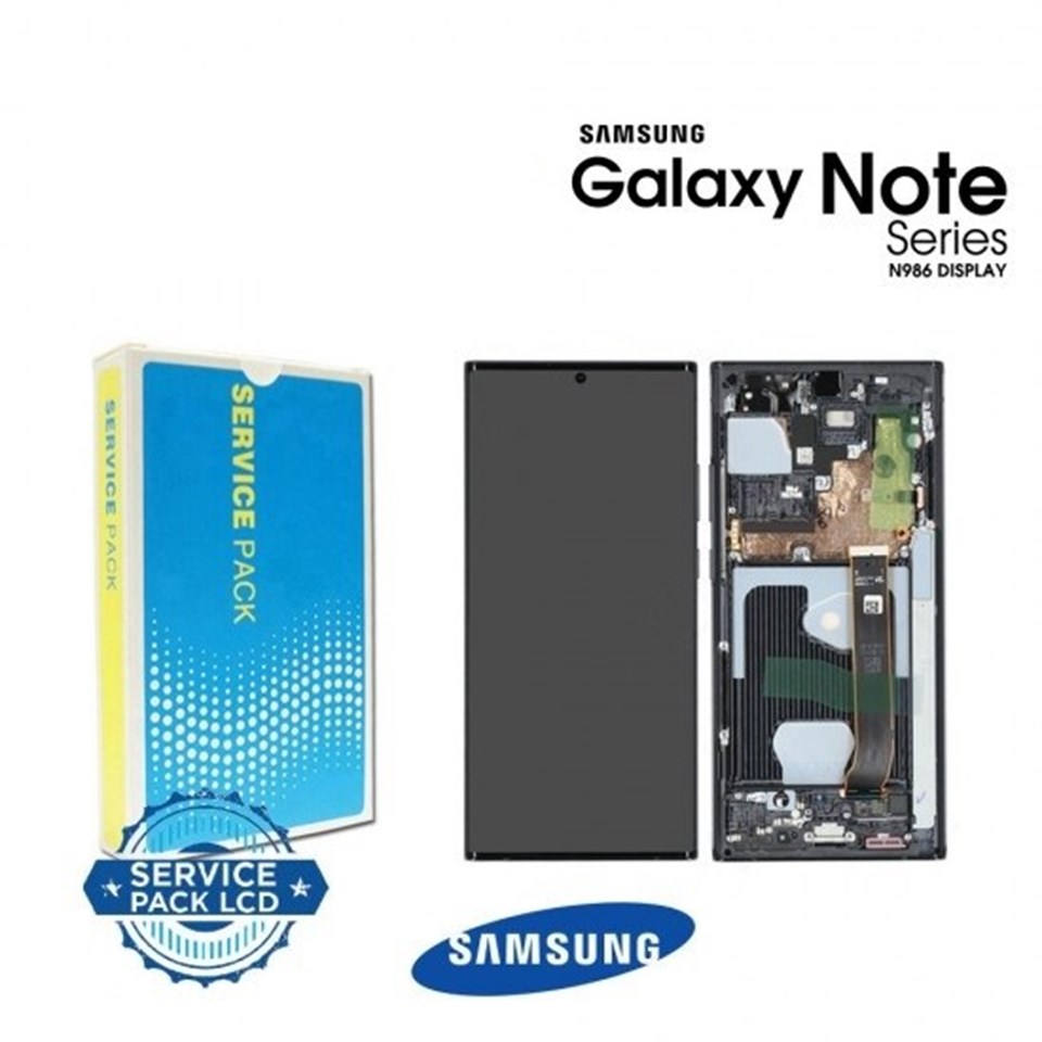 Samsung Galaxy Note 20 Ultra N986 Lcd Ekran Dokunmatik Siyah Servis ...