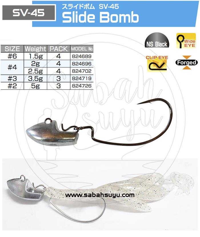 Decoy Slide Bomb SV-45 Hareketli Jighead 5 gr
