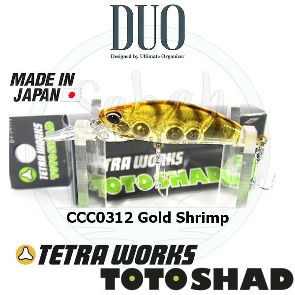 Duo Tetra Works Toto Shad 48S CCC0312 Gold Shrimp