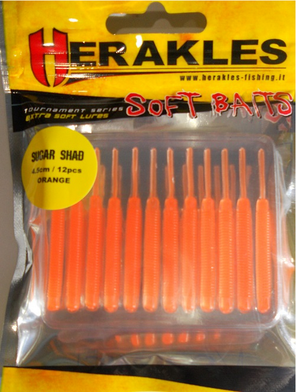 Herakles Sugar Shad Silikon 4.5 cm Orange
