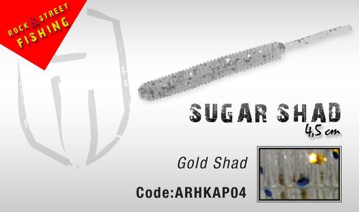 Herakles Sugar Shad Silikon 4.5 cm Gold Shad