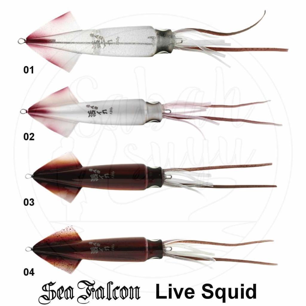 Sea Falcon Live Squid 150gr 02