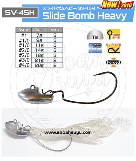 Decoy Slide Bomb Heavy SV-45H Hareketli Jighead 7 gr