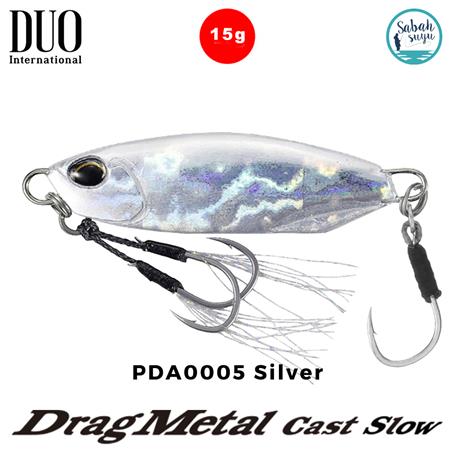 Duo Drag Metal Cast Slow Jig 15gr. PDA0005 Silver