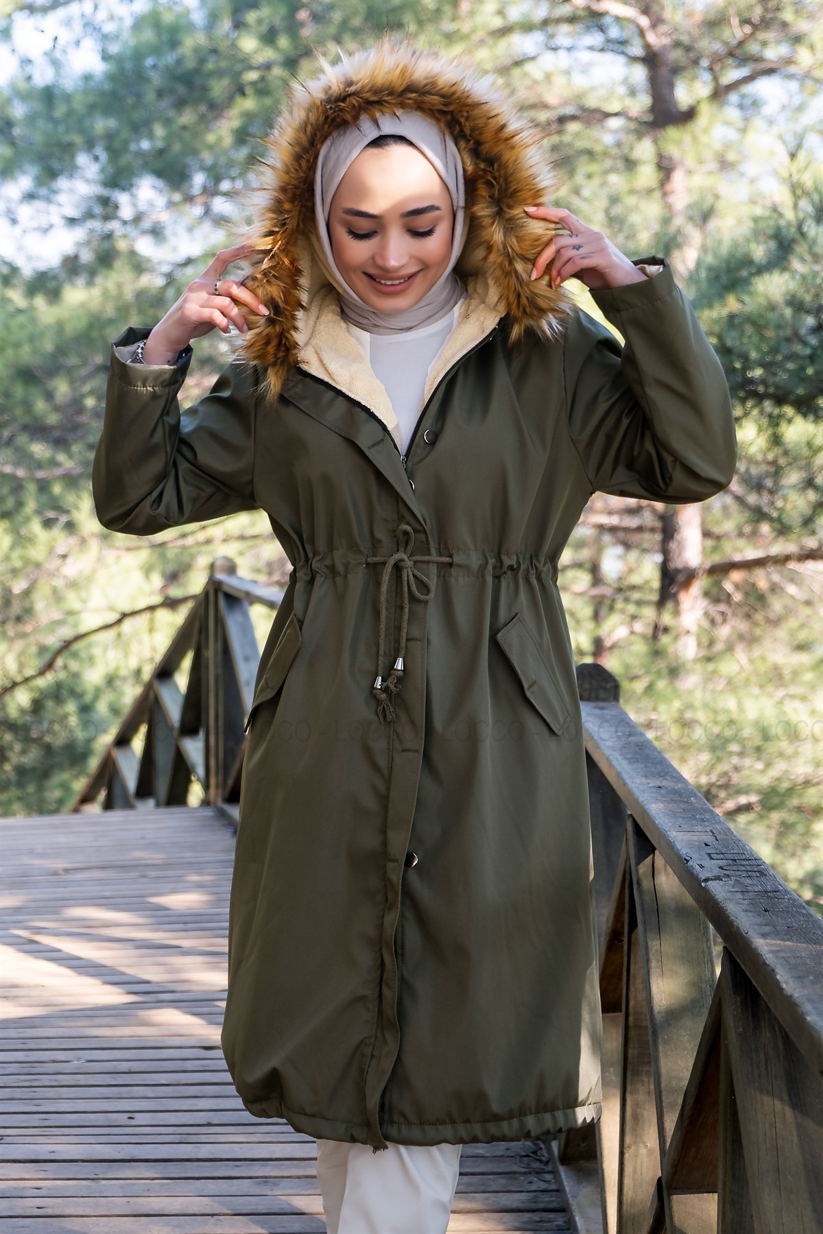 BEL BAGLAMALI KURKLU MONT HAKI YESIL