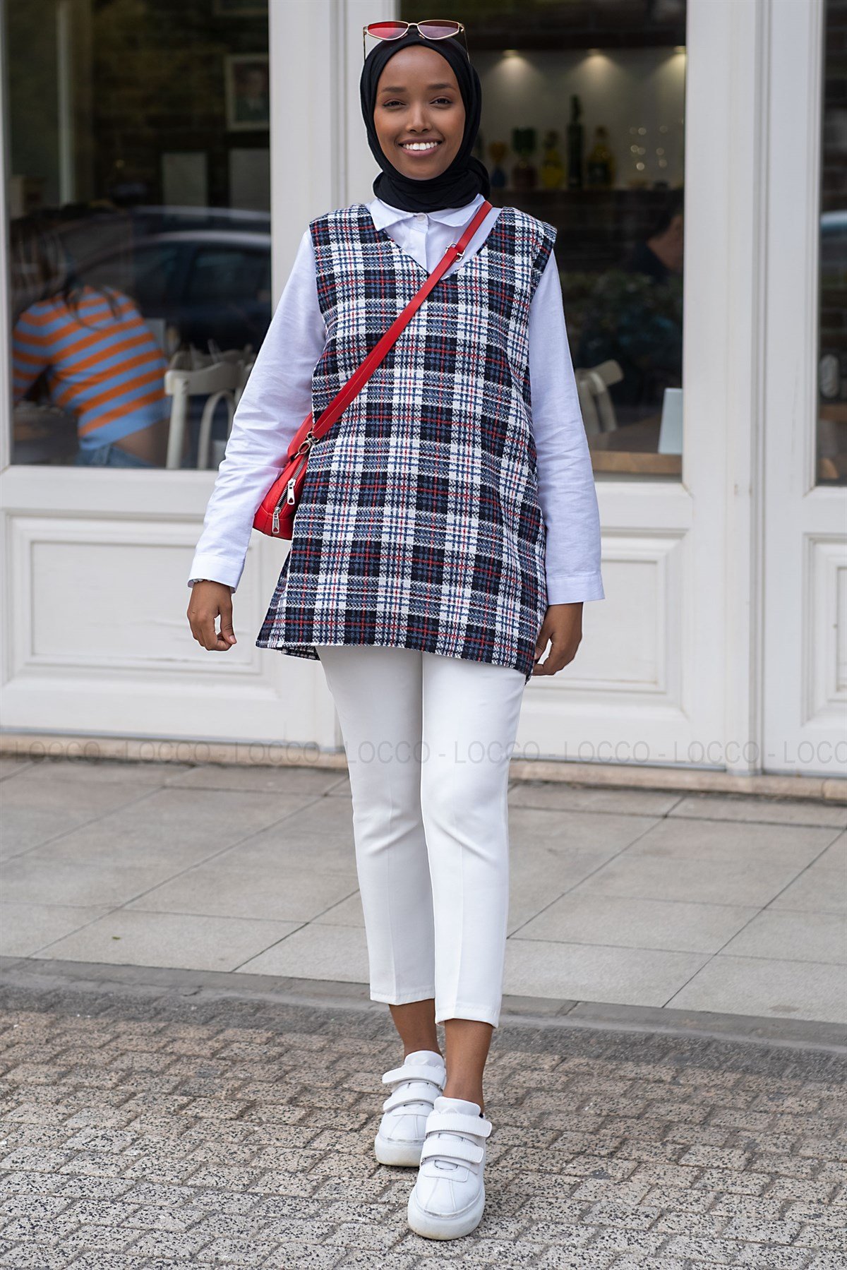 EKOSE DESEN SUVETER MAVI