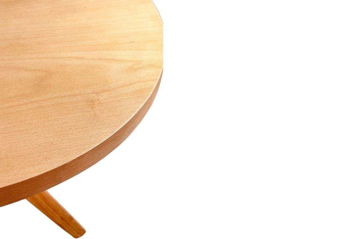 Woodenbend Samara Natural Ahşap Yuvarlak Masa Sandalye Takımı 110x110