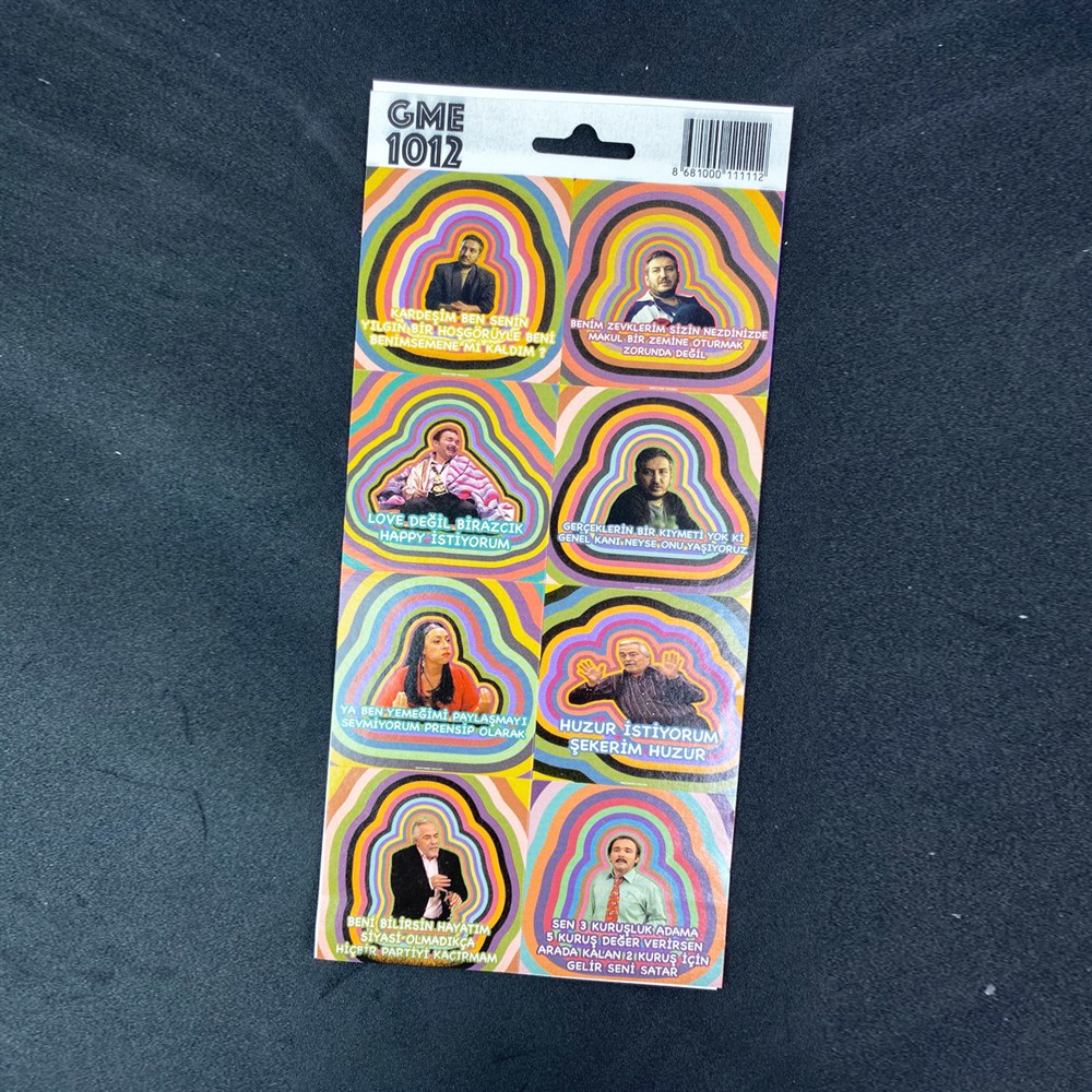 Gibi Tasarımlı Sticker