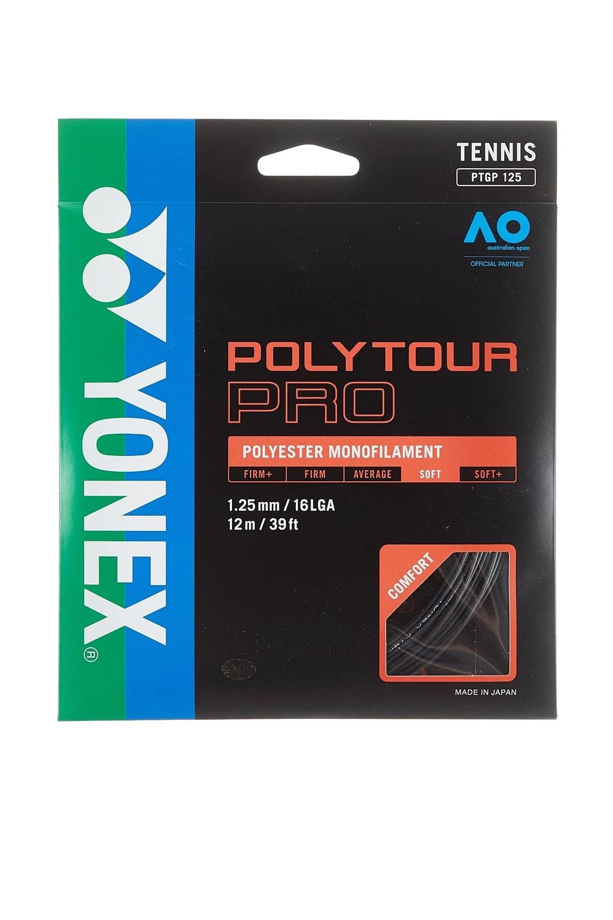 Yonex Poly Tour Pro 125 12M Siyah Tekli Kordaj Paketi | Courtmax.com.trYonex Poly Tour Pro 125 ...