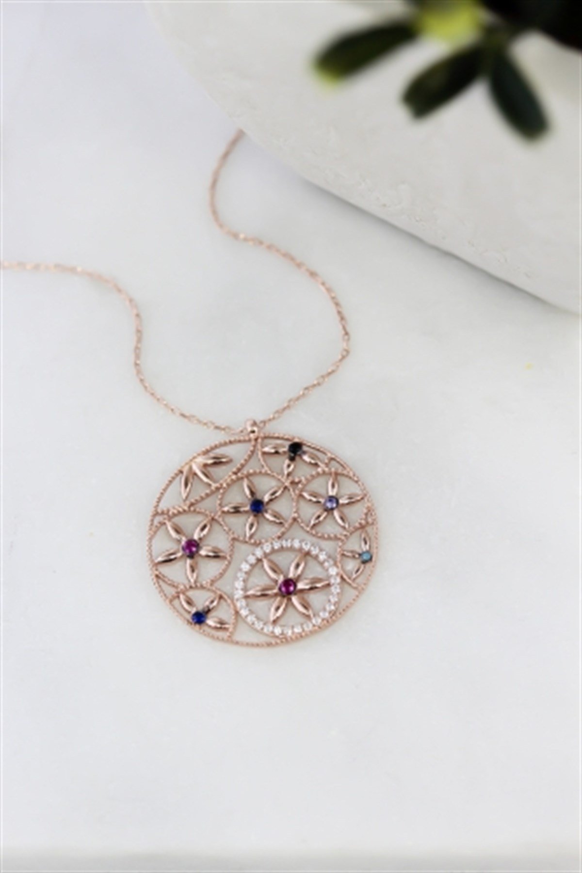 Yaşam Çiçeği Kolye