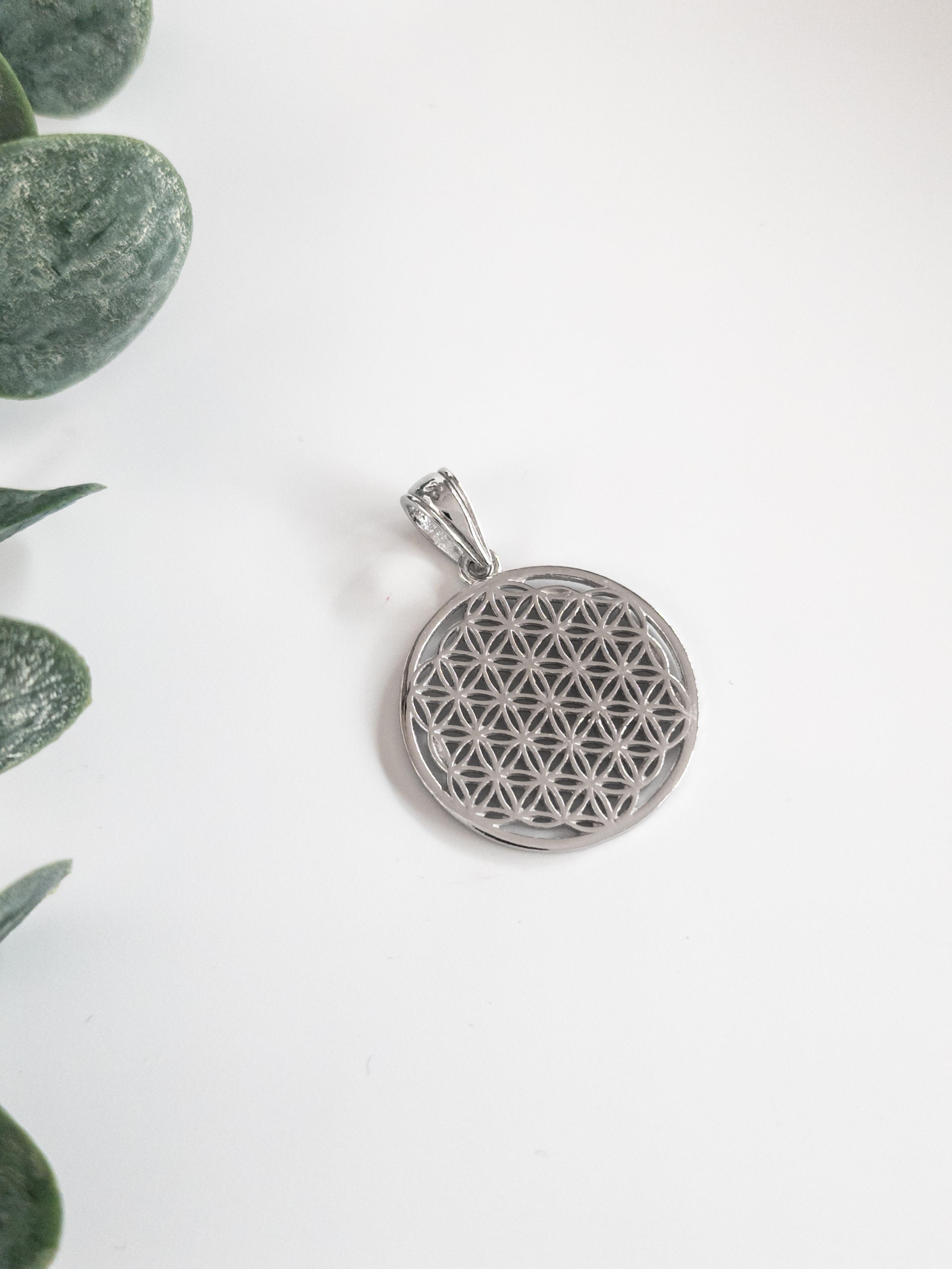 Yaşam Çiçeği Kolye ( Tek Uç )