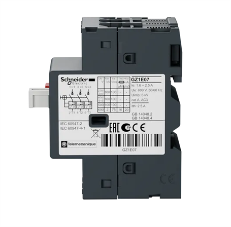 Schneider 1,6-2,5A Termik Manyetik Motor Koruma Şalteri GZ1E07