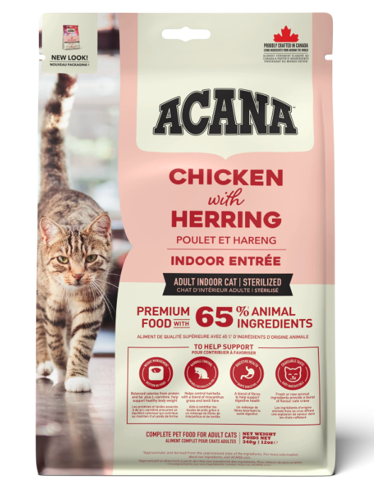 Acana Indoor Entree Tavuk Ve Hindili Kısırlaştırılmış Kedi Maması 340 gr | ZooPet