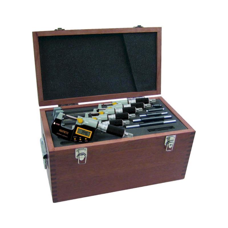 Asimeto 0-150 mm IP65 Digital Micrometer Set