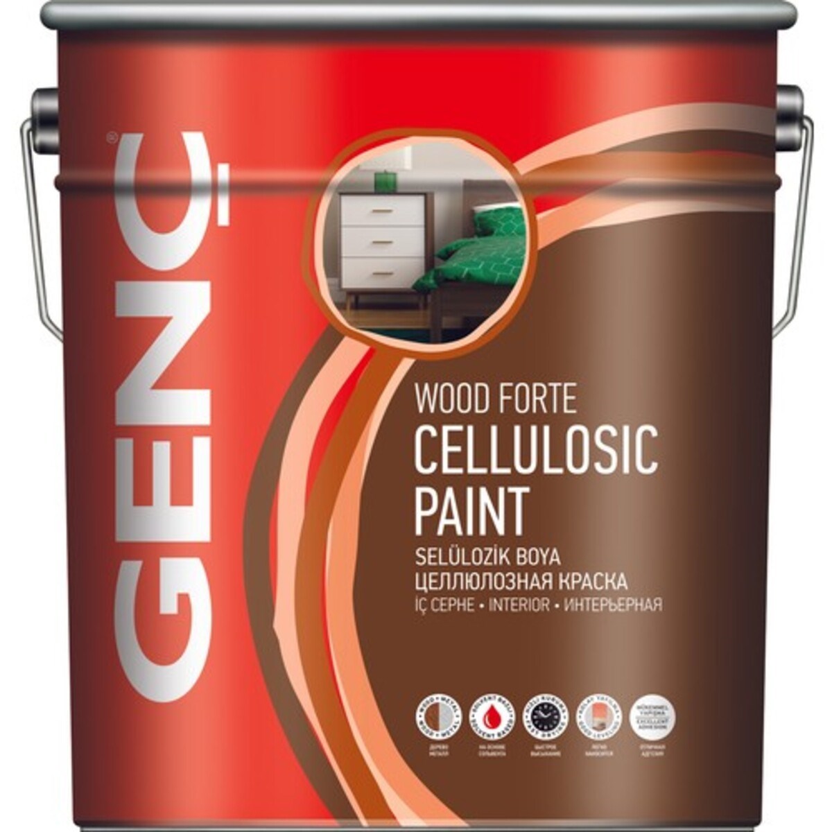 Genç Selülozik Boya Beyaz 1 Kg