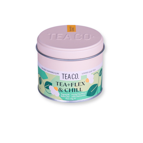 Papatyalı Bitki Çayı - Tea+Flex&Chill 25 Gr Metal Kutu| Tea Co.