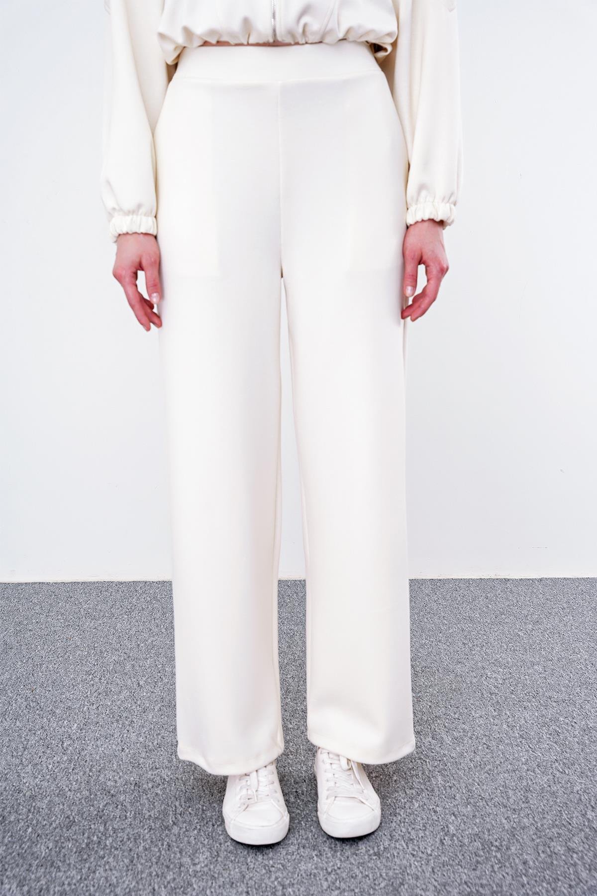 Comfort Ekru Pantolon P-0188 - Zühre