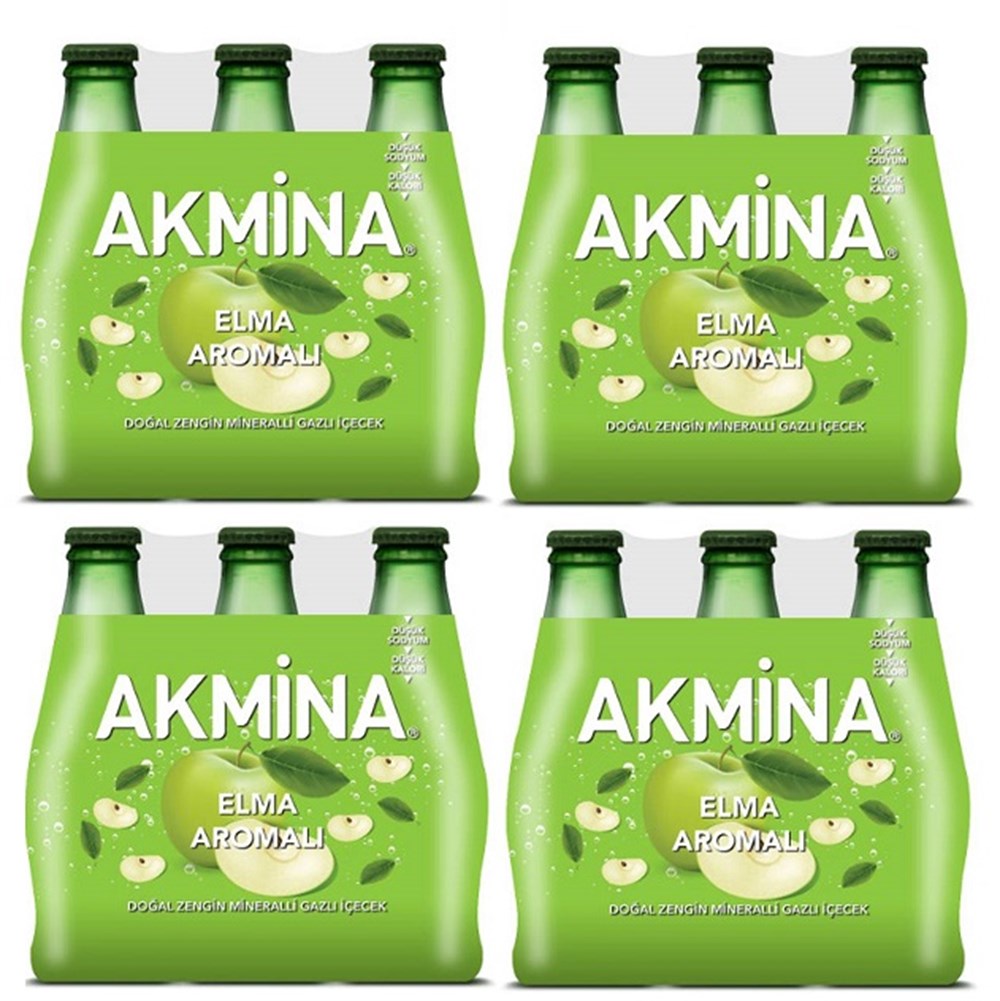 AKMİNA ELMA 200 ML KOLİ 24 LÜ