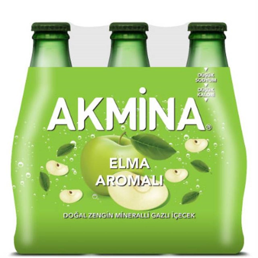 AKMİNA ELMA 200 ML PAKET 6 LI