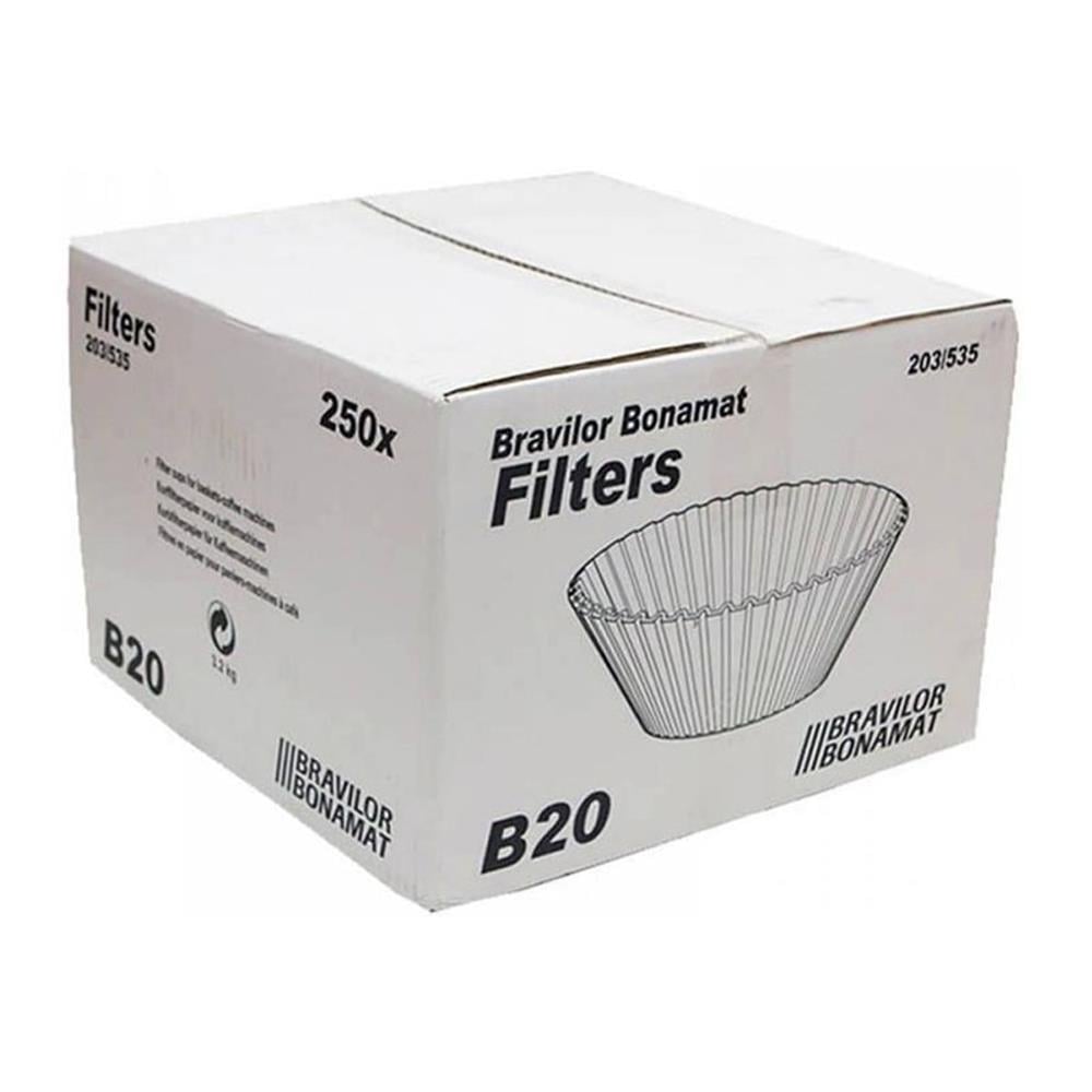 Bravilor Bonamat B20 Filtre Kahve Kağıdı 203/535 mm, 250 Adet