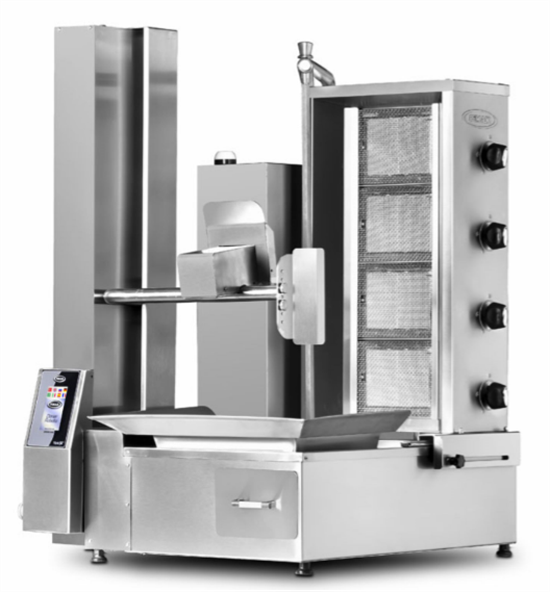 Pimak 4 Radyanlı Gazlı Otomatik Döner Robotu PDR80-G