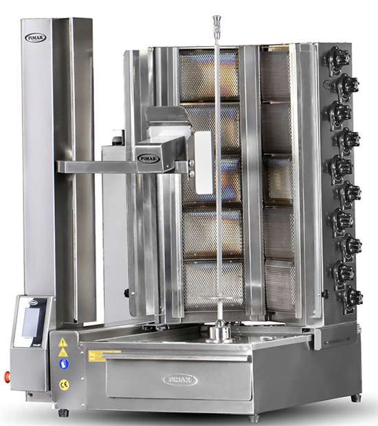 Pimak 5 Radyanlı Gazlı Döner Robotu PDR150-G