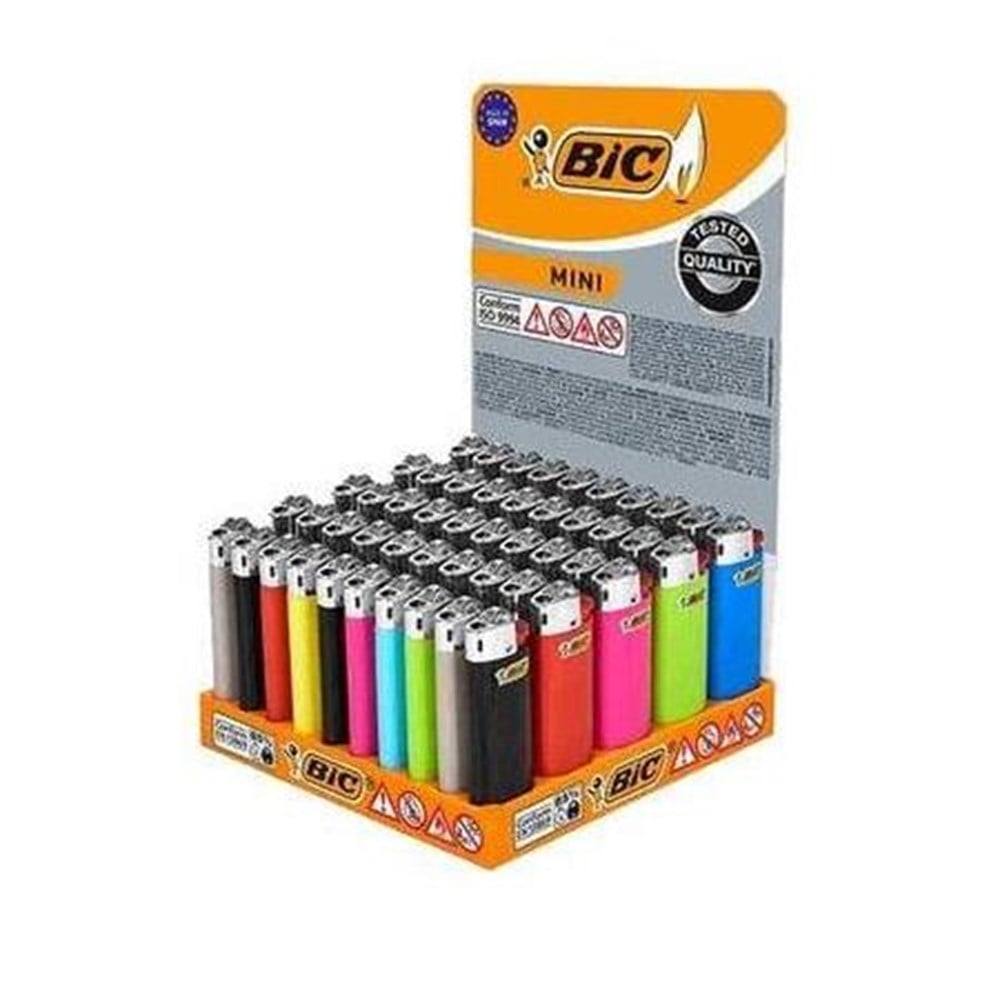 Bic J5 Mini Çakmak Taşlı Düz Renk - Demtaş Kapında